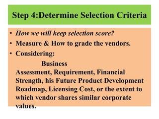 Erp selection steps | PPTX
