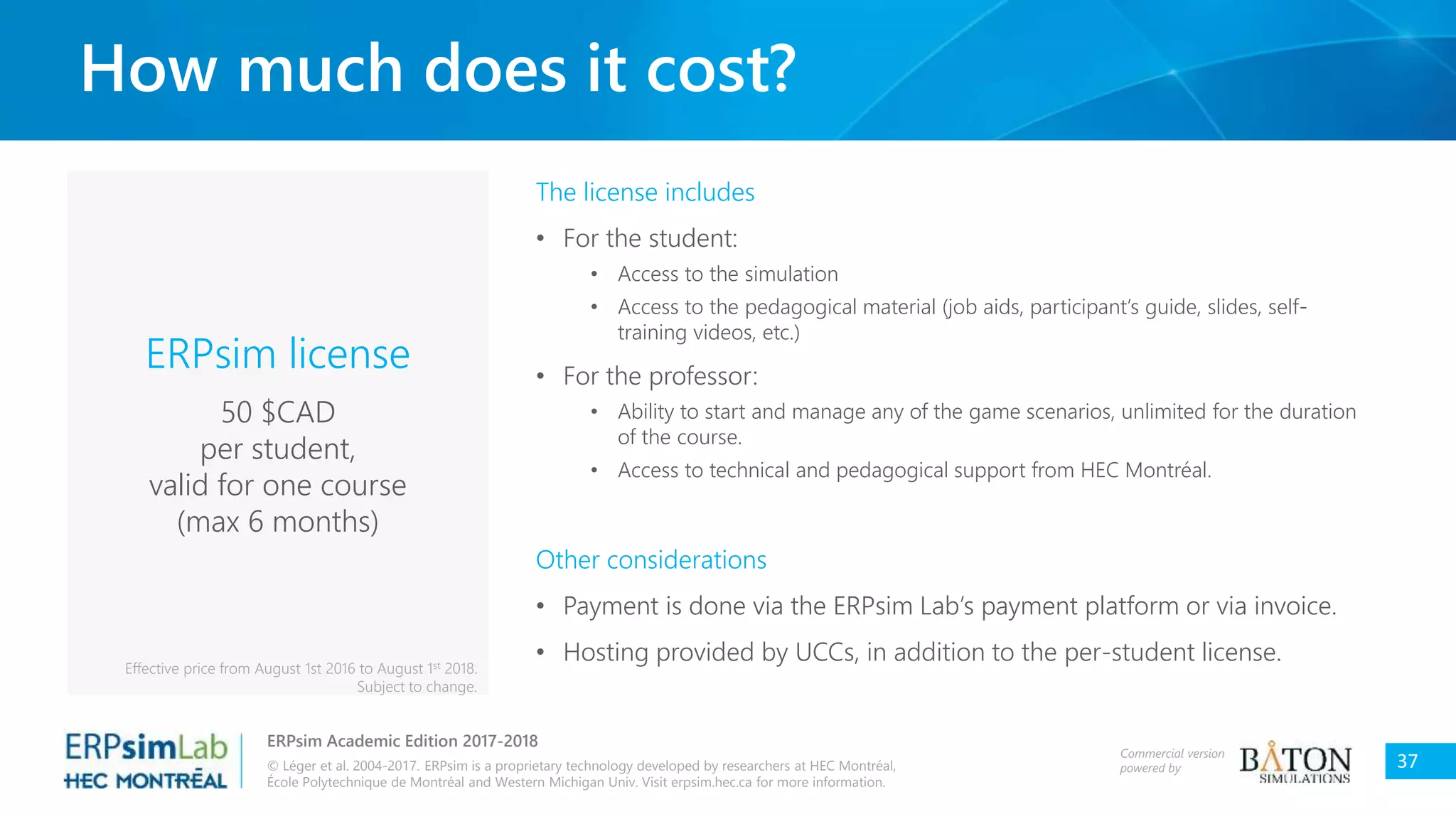 ERPsim Academic Edition 2017-18 | PPT