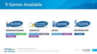 ERPsim Academic Edition 2018-2019 | PDF