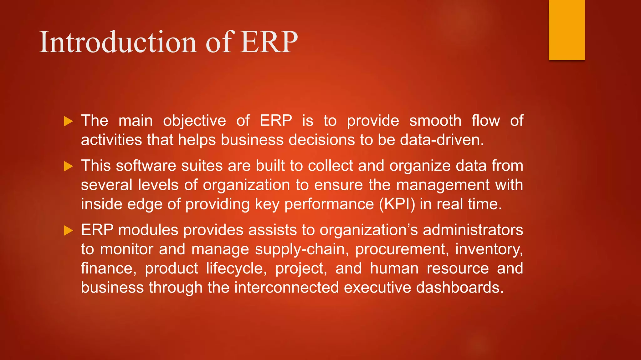 Erp slides | PPTX