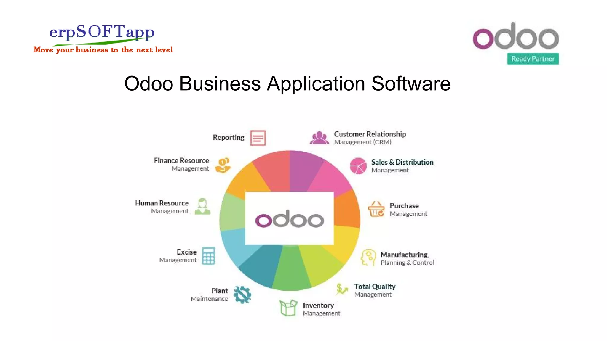 erpSOFTapp Odoo ERP Business Applications features | PDF