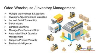 erpSOFTapp Odoo ERP Business Applications features | PDF