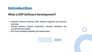 Custom ERP software development in chennai | PDF