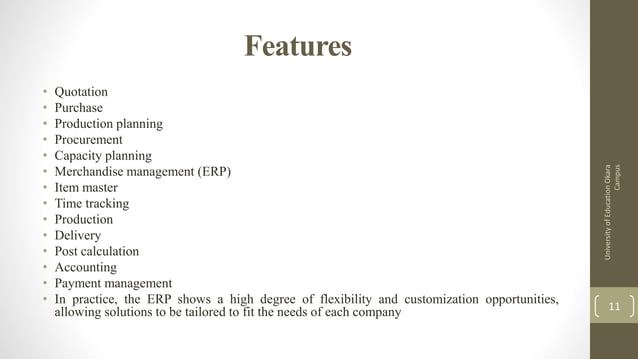 ERP Software Packages | PPT