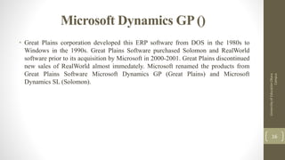 ERP Software Packages | PPTX
