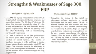 ERP Software Packages | PPTX