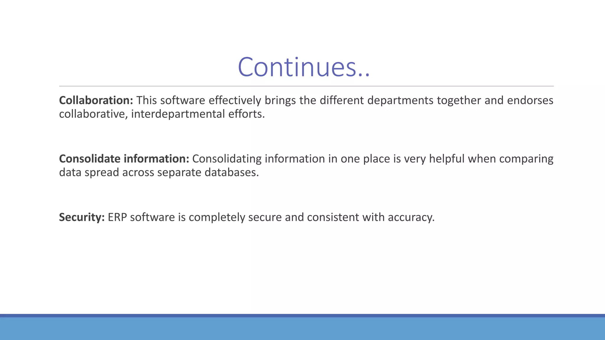 Applications Of Erp Software Pptx Computer Software And Applications Computing