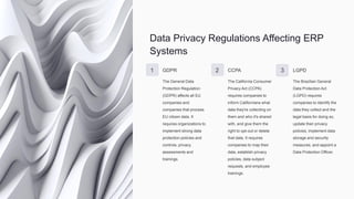 ERP System Security Data Privacy and Governance | PDF