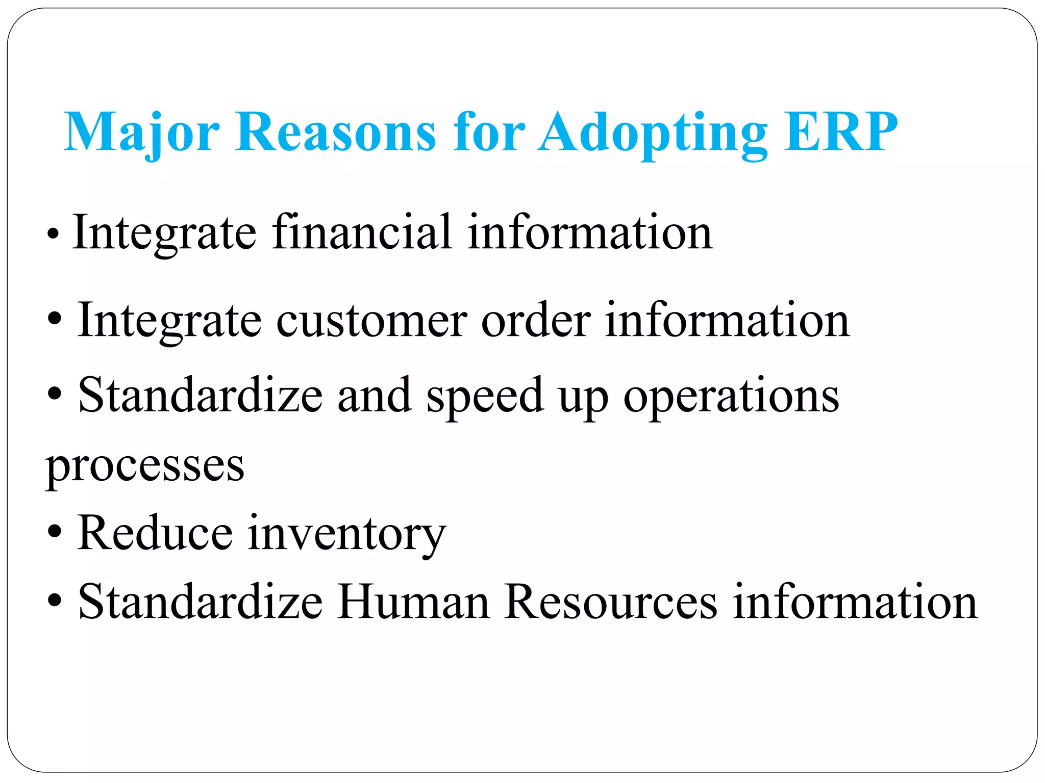 Erp ppt | PPTX