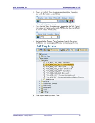 Erptips sap-training-manual-sample-chapter-from-basic-payroll | PDF