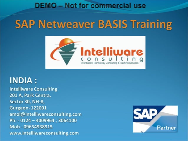 Erp training at intelliware | PPT