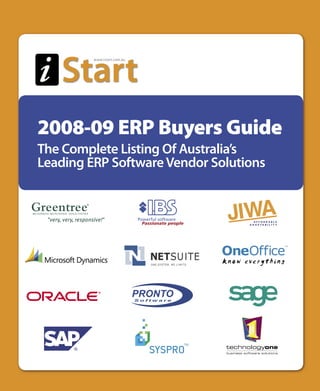 Erp Vendor Solutions Guide 2008 | PDF | Logistics | Business