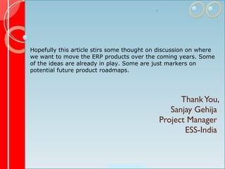 ERP Vision 2020 | PPT