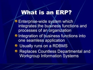ERP vs SAP (Difference) | PPT