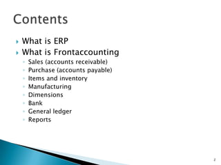 ERP web based system | PPTX | Business Accounting & Finance | Business