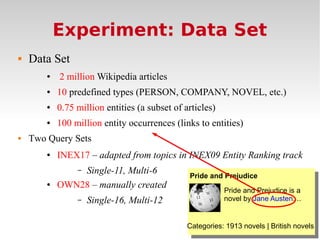 Entity-Relationship Queries over Wikipedia | PPT