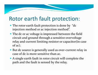 Generator Protection By - Er Rahul Sharma | PDF