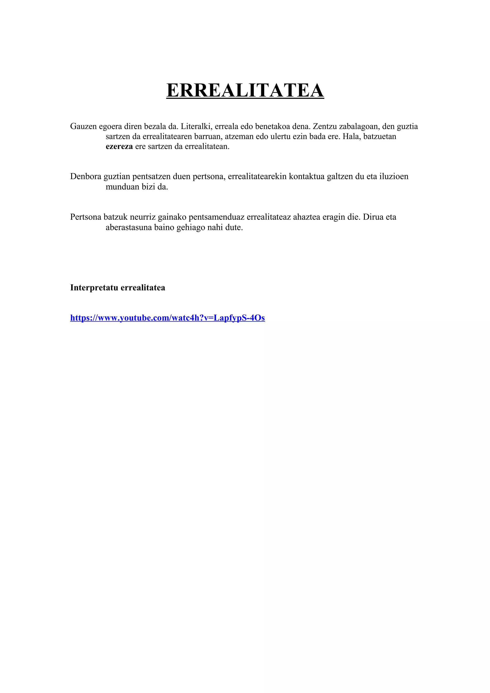 Errealitate2 | DOC