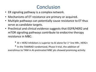 ABC1 - B. Kaufman - Endocrine resistance mechanisms and solutions | PPT