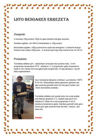 Errezetak lh5 b | PDF