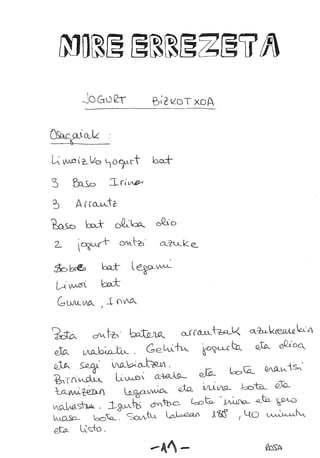 Errezeta liburua | PDF