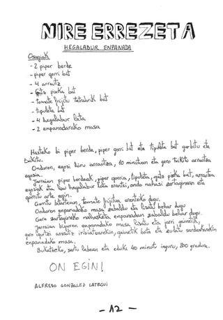 Errezeta liburua | PDF