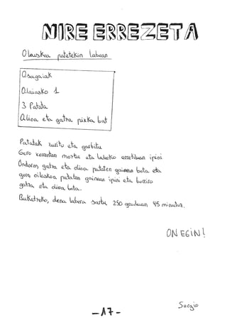 Errezeta liburua | PDF