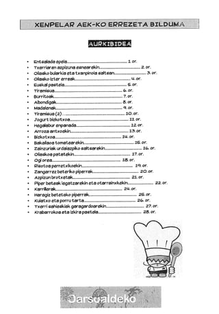 Errezeta liburua | PDF