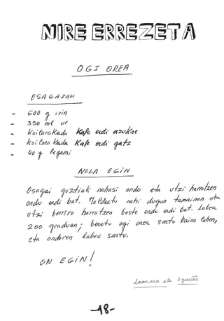 Errezeta liburua | PDF