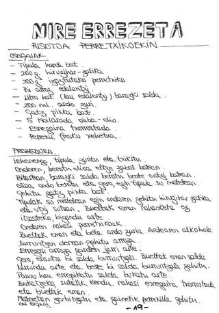 Errezeta liburua | PDF