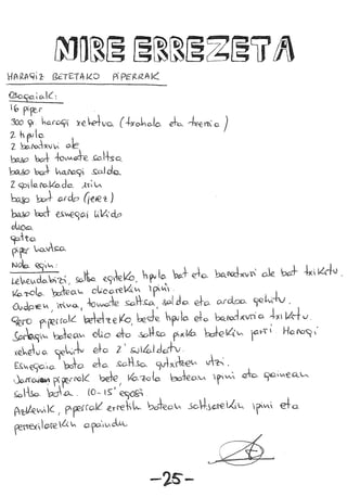 Errezeta liburua | PDF