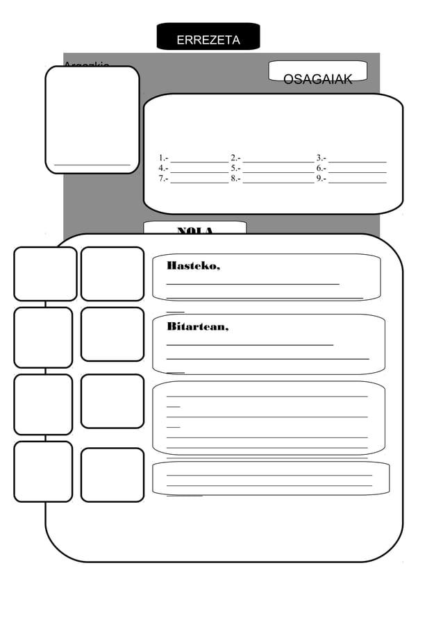 Errezeta plantilla | DOC