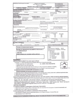ERR FORM for csc application in the philippines | PDF
