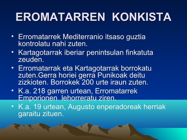 ERROMATAR HISPANIA | PPT