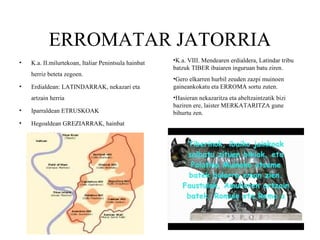 Erromatar inperioa | PPT