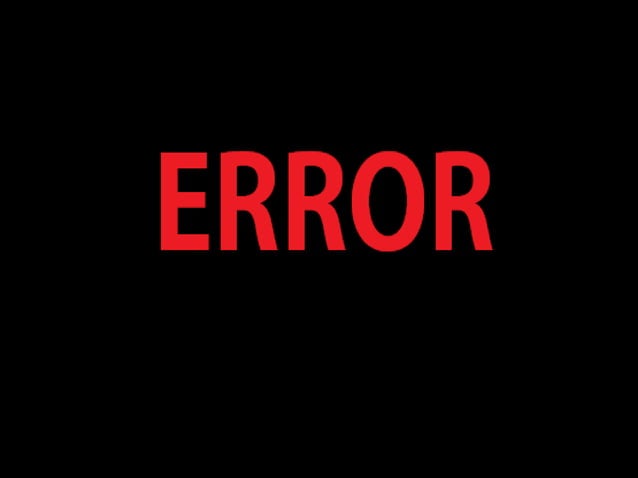 Error | PPT