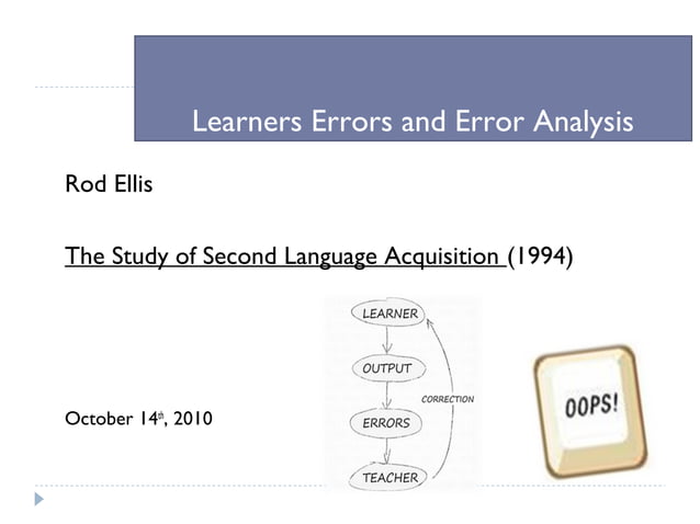 Error. analysis | PPT