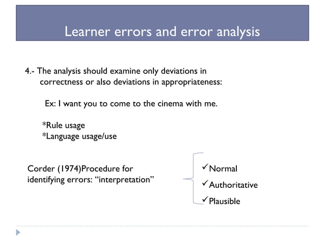 Error. analysis | PPT