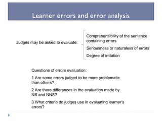 Error. analysis | PPT