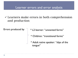 Error. analysis | PPT