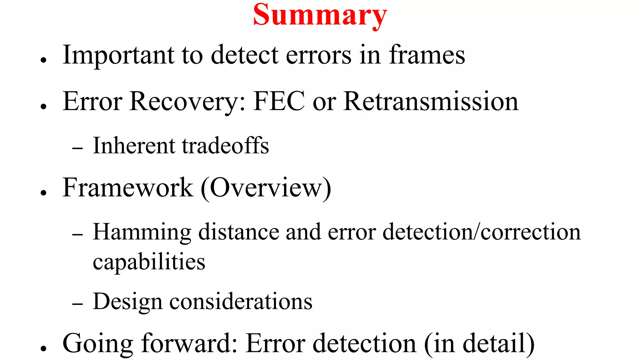 Error control | PDF
