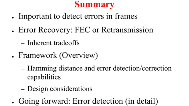 Error control | PDF