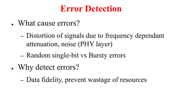 Error control | PDF
