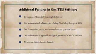 Simple Method for Error-Free Online TDS/TCS Filing with Gen TDS ...