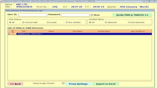 Simple Method for Error-Free Online TDS/TCS Filing with Gen TDS Software | PPT
