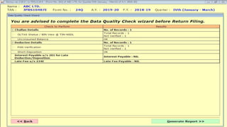Simple Method for Error-Free Online TDS/TCS Filing with Gen TDS Software | PPT