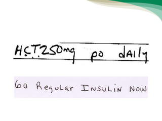 Error prone abbreviations, symbols, and dose designations | PPTX