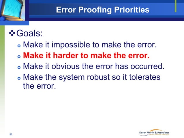 Error-Proofing in Office & Service Environments