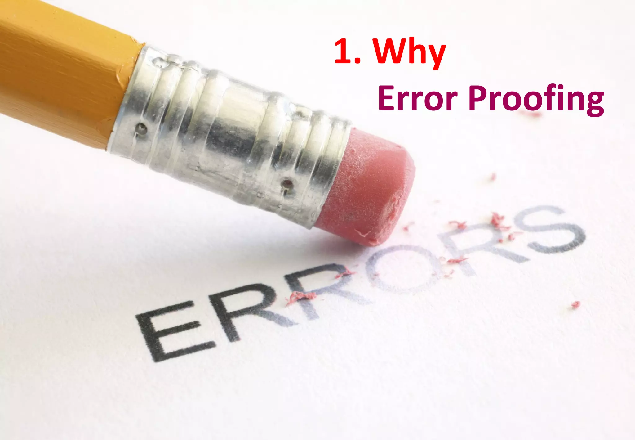 Error proofing / 防錯概念與實務 | PPT