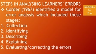 Error Analysis | PPTX